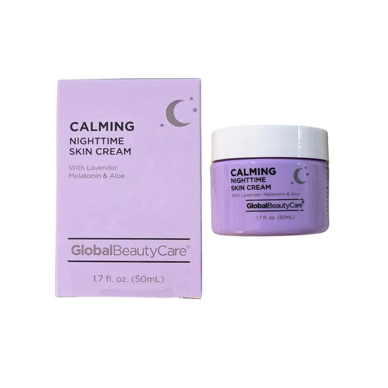 Calming Nighttime Skin Cream, Lavender Melatonin Aloe Formula, 1.7 fl ...