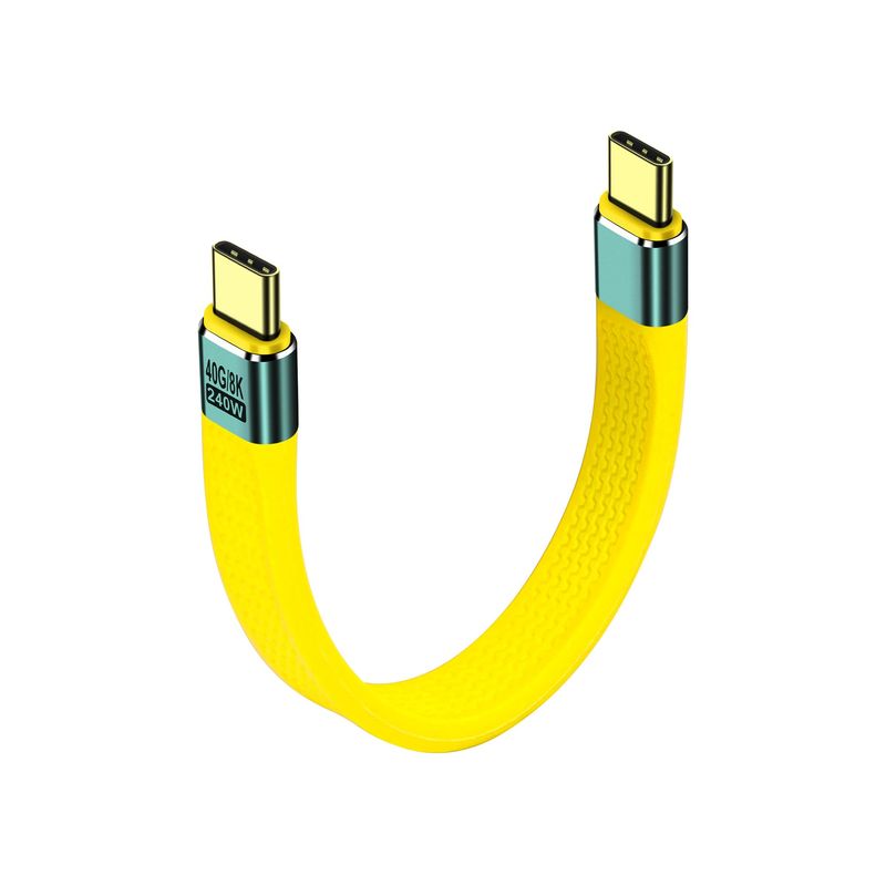 SinLoon USB4 Type C extension cable 240W 8K PD fast charging 40Gbps USB C to USB C flat ultra ...