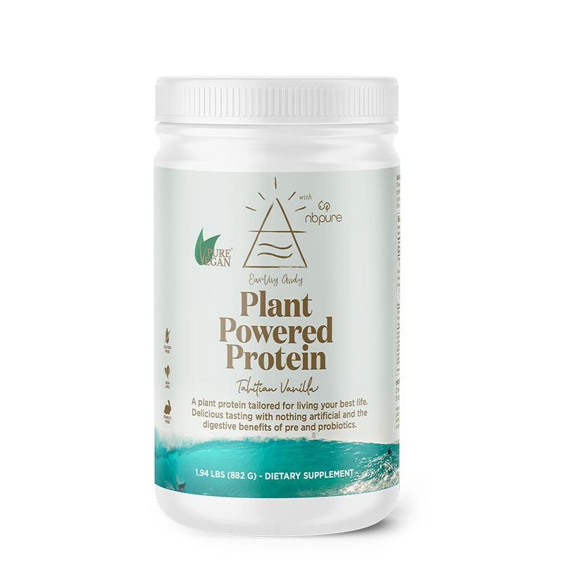 nbpure Earthy Andy Plant Powered Protein, Gluten-Free, Non-GMO, Cruelty ...