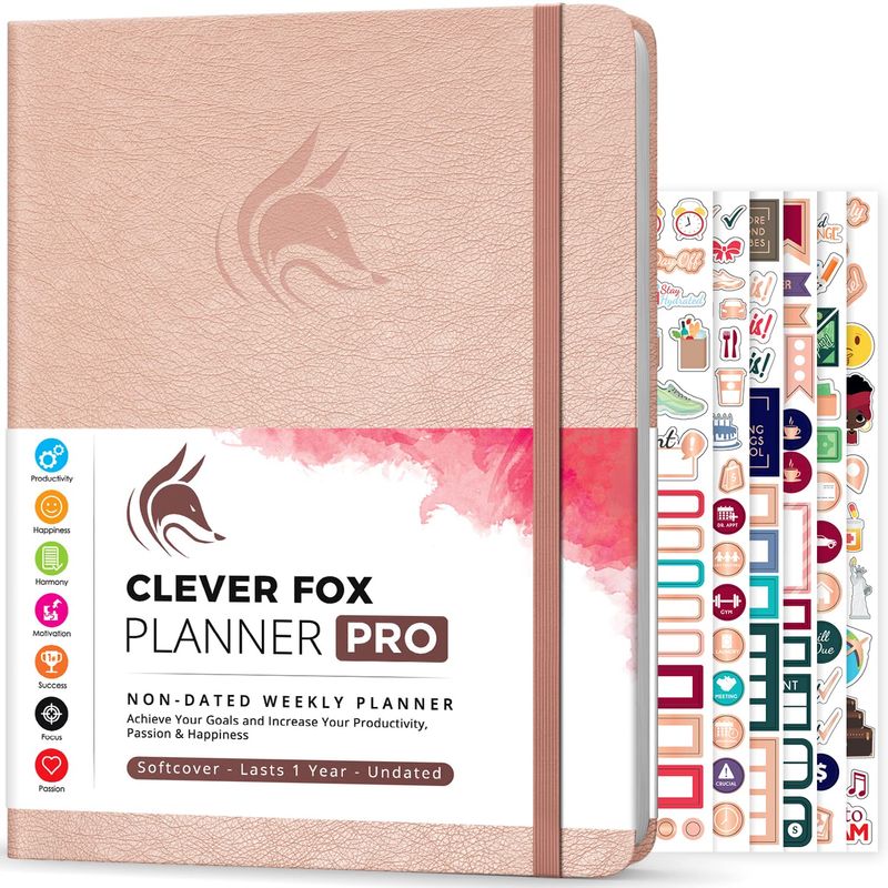 Clever Fox Planner PRO – Weekly & Monthly Life Planner to Increase ...