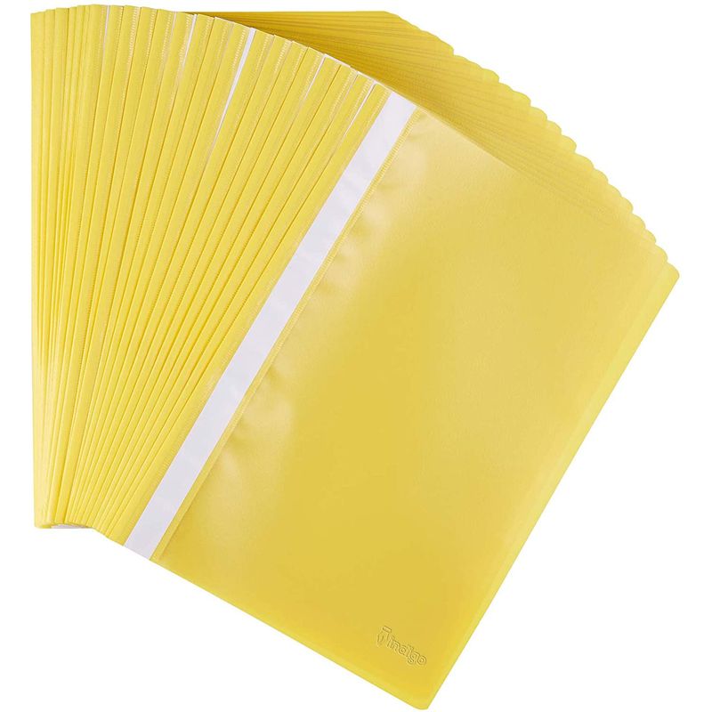 Indigo® A4 Project Folder - Yellow - Report Document Files Folders 2 ...