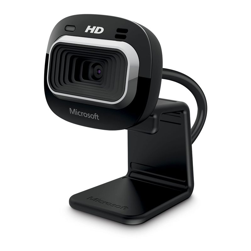 Microsoft LifeCam HD-3000 T3H-00019 : Webcam Home HD 720p Built-in ...