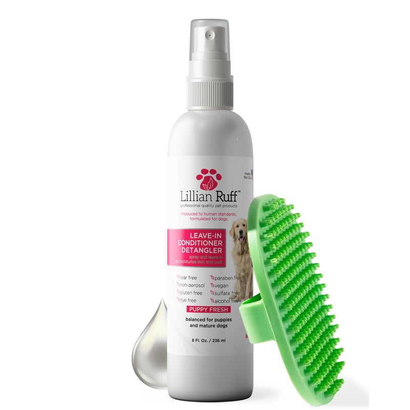 Lillian Ruff Leave-in Dog Conditioner & Detangler Spray - pH Balanced ...