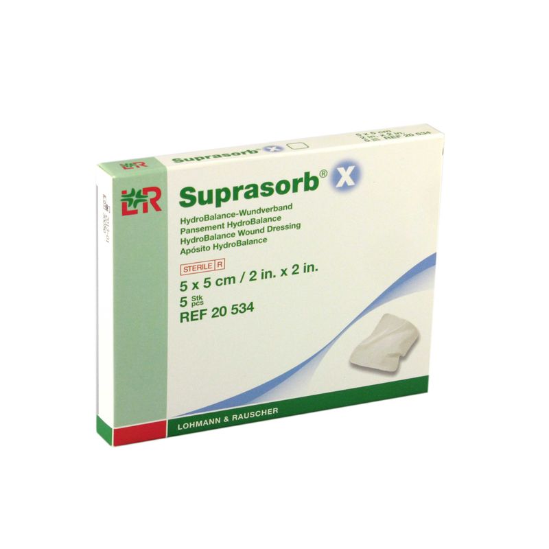 Suprasorb X + PHMB Compr 5x5cm 5 - Online Marketplace - EveryMarket