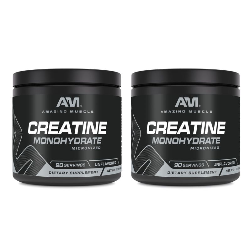 Amazing Muscle Micronized Creatine Monohydrate | 90 Servings | 5000 Mg ...