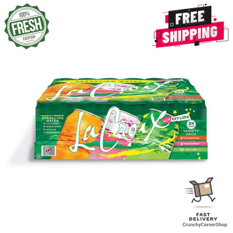 LaCroix Sparkling Water Key Lime Variety Pack 12 fl. oz., 24 pk. FREE ...