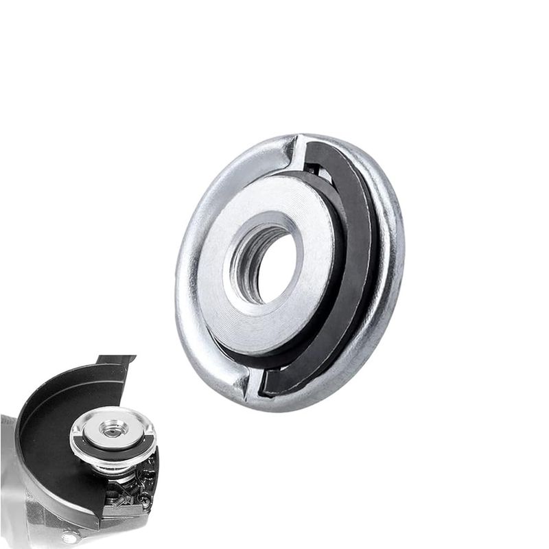 M14 Quick Release Self Locking Flange Nut M14 Screw Self Locking Plate Angle Grinder Lock ...