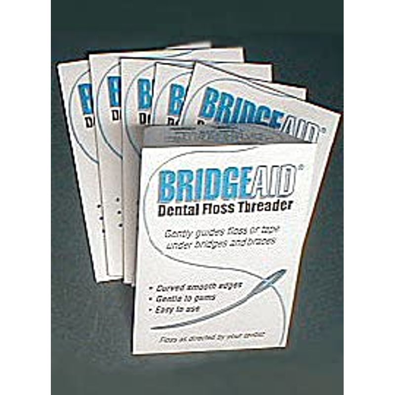 BridgeAid Dental Floss Threaders - Buy 5 Packs of 50/Pack, Get 1 Pack ...