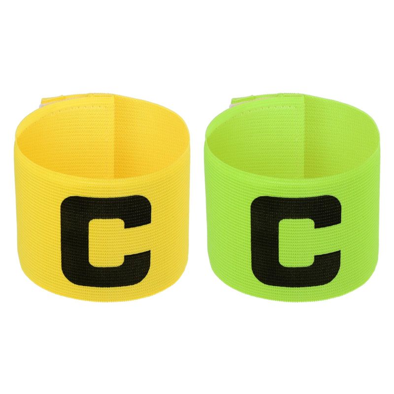 PATIKIL Captain's Armband, 2 in 1 Set Elastic Arm Band for Soccer Team ...