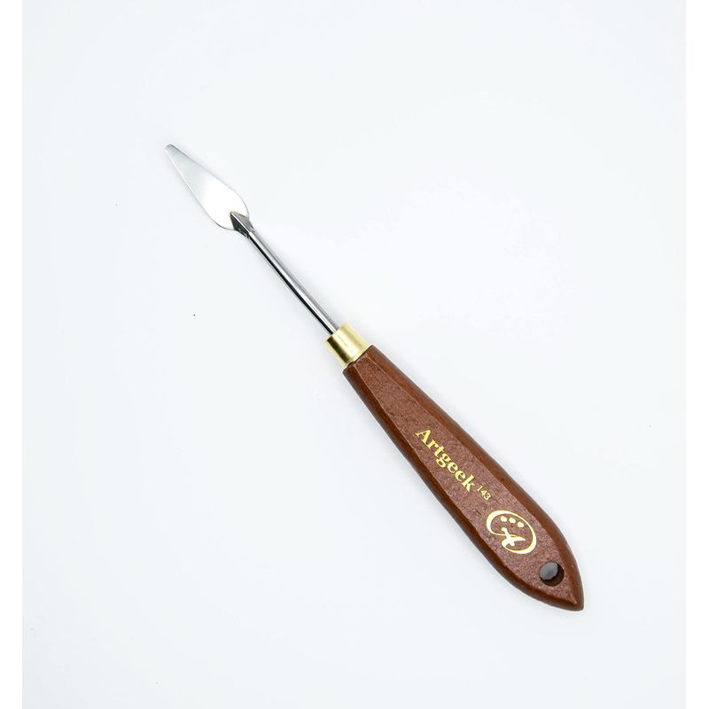Artgeek143 Painting Knife, Palette Knife, Wood Handle Stainless Steel ...