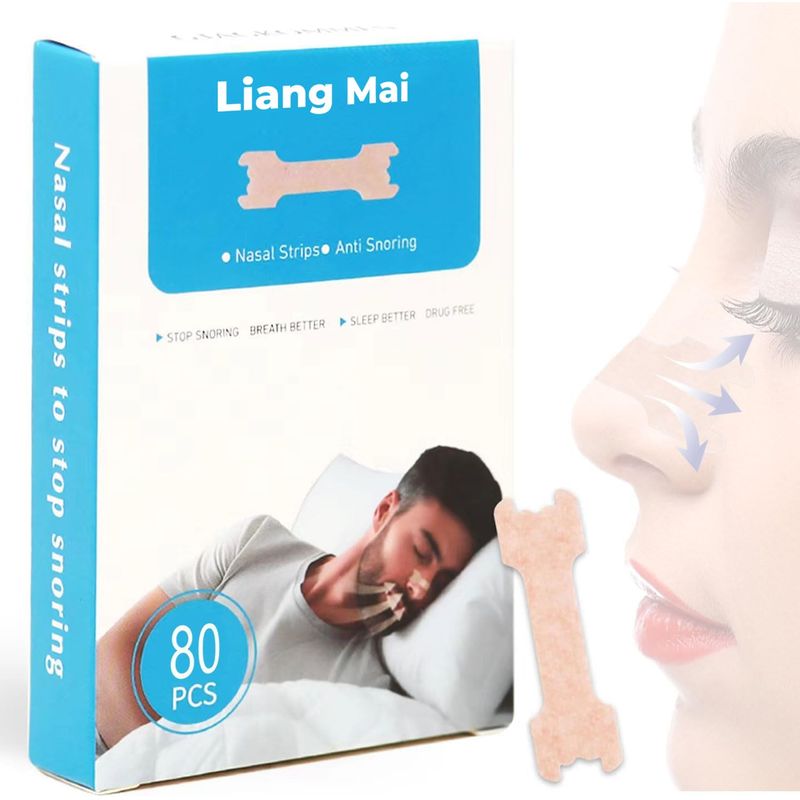 Nasal Strips 80 Pieces Nose Breathing Patch, Relieve a Blocked Nose Due ...
