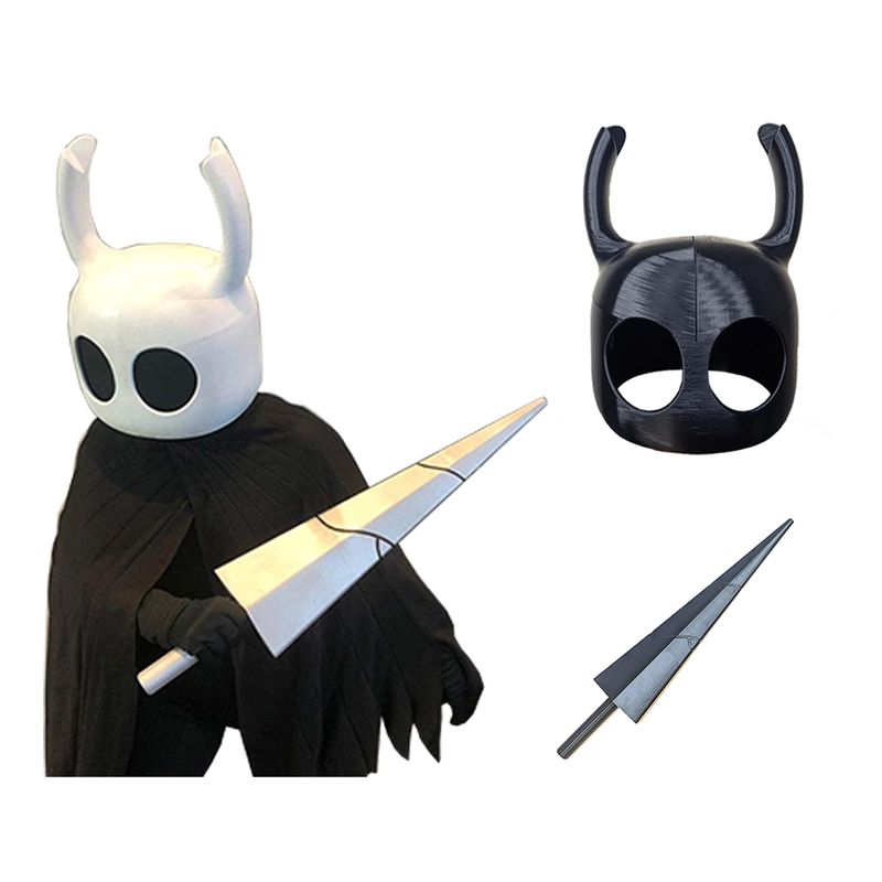Hollow Knight Mask and nail combo, Hollow knight Mask cosplay - Online ...