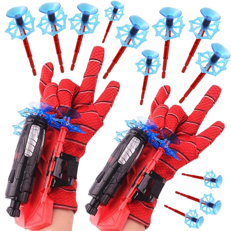 Spider Web Shooters for Kids - Boy Girl Toy with Spider Gloves Launcher ...