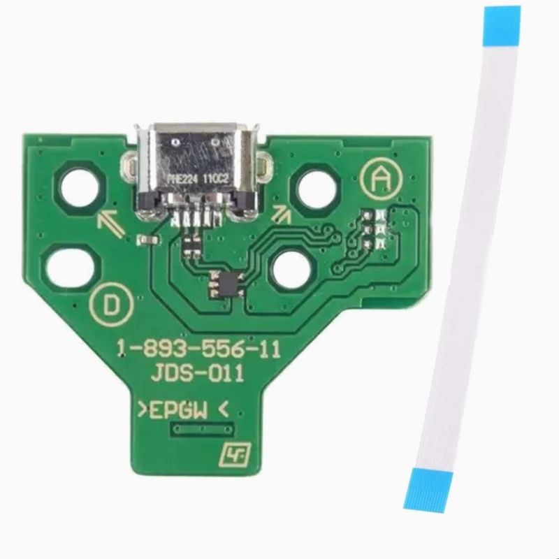 Devine Customz JDS-011 Replacement Charging Port Assembly for PS4 ...