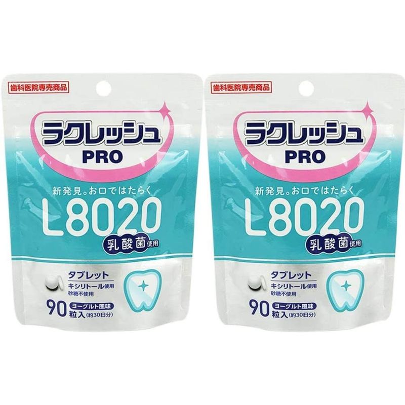 L8020 Lactic Acid Bacteria La Creche PRO Tablet, 90 Tablets Exclusive Dental Product (2 Pack ...