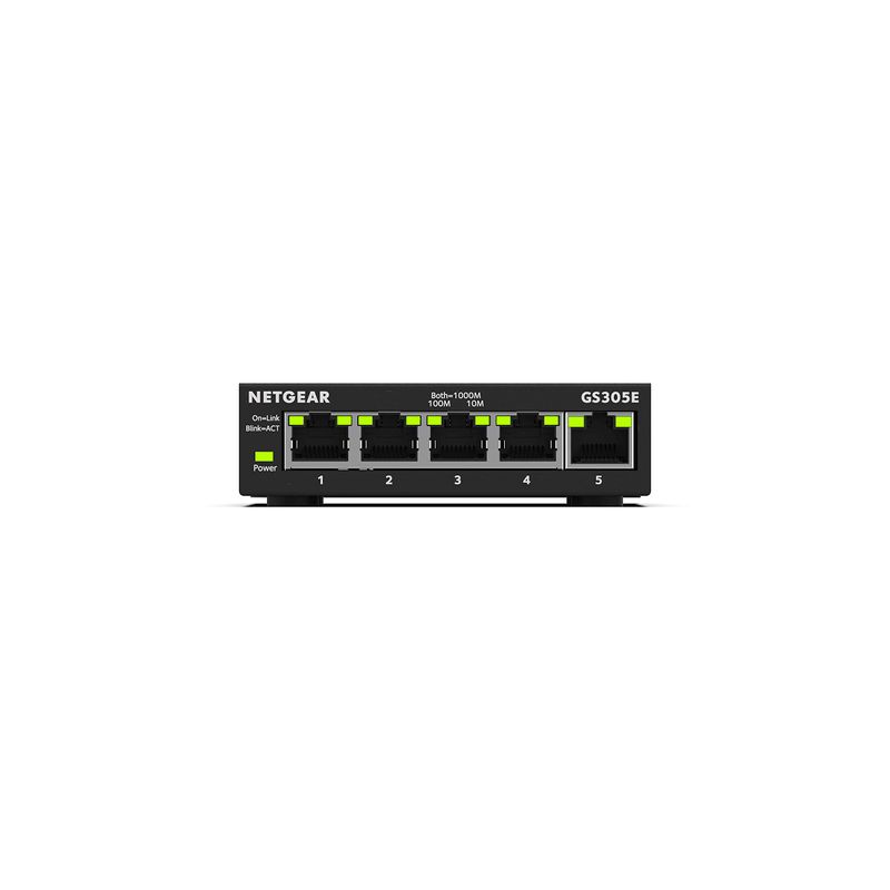 NETGEAR 5 Port Gigabit Ethernet Managed Network Switch (GS305E ...