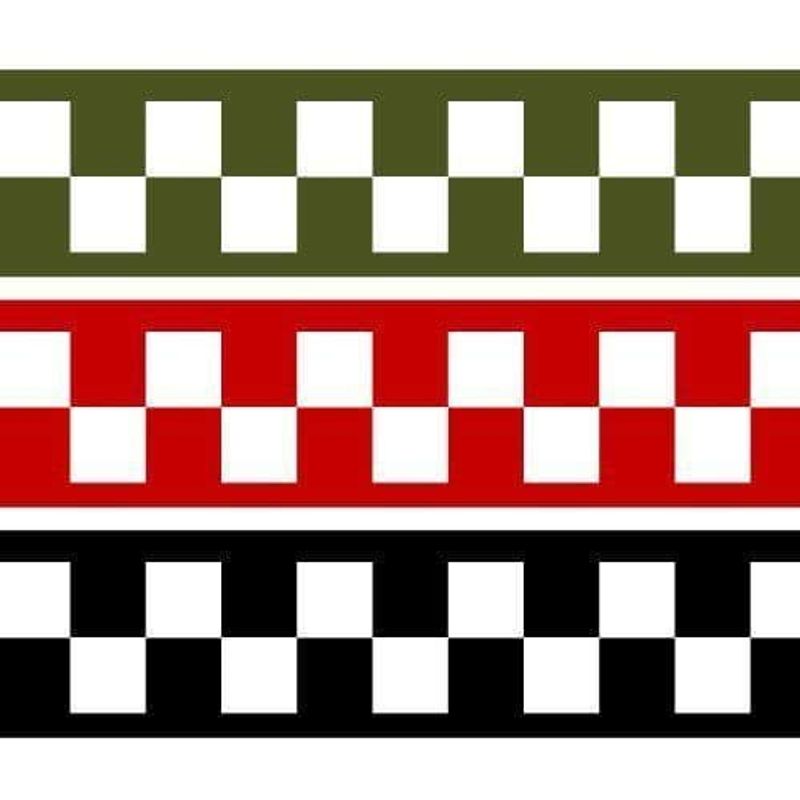 Scale Model Scenery DC013-OO White Chequer Stripes (2mm) Decals For OO ...