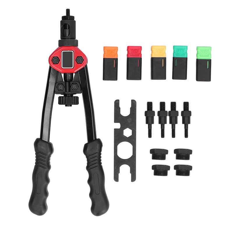 Rivet Nut Tool Hand Blind Riveter, BT‑606 Rivnut Riveting Tools with ...