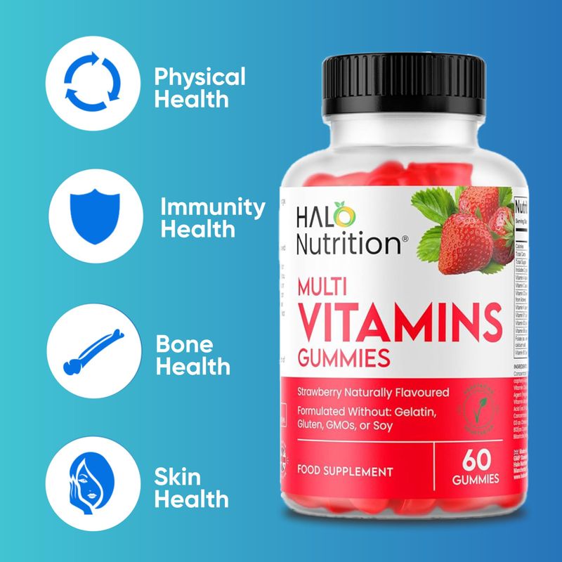 Multivitamin Gummies for Women & Men - 2 Months Supply - 10 ...