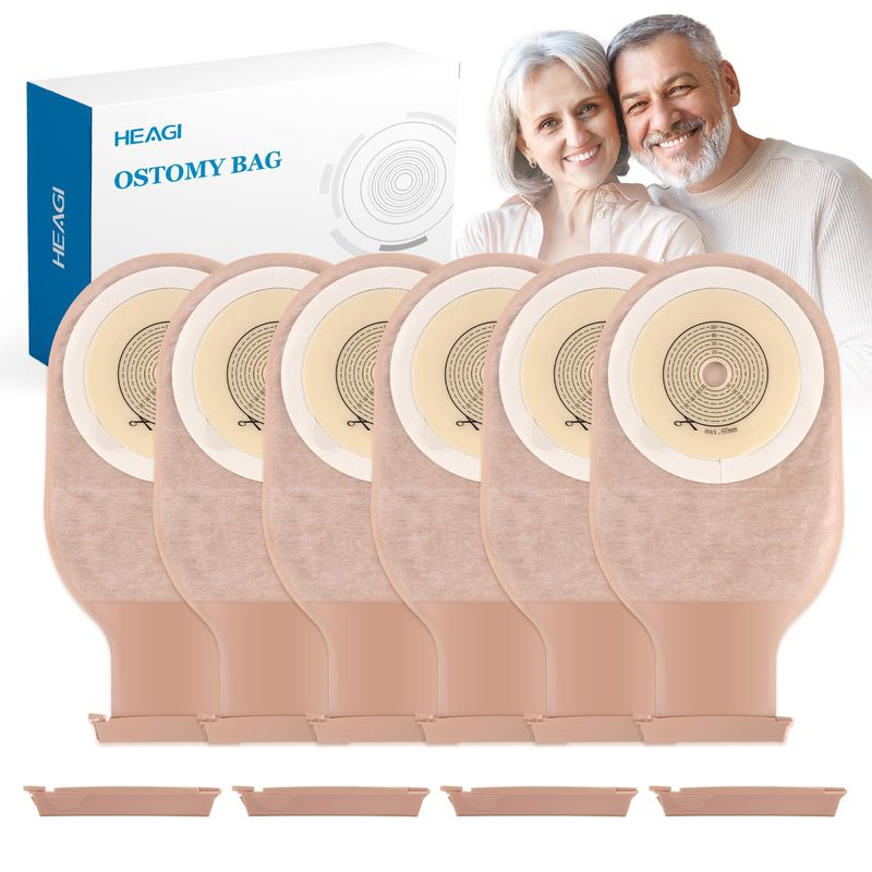 30 Pack Colostomy Bags, One Piece Ostomy Bag Ostomy Supplies, Drainable ...