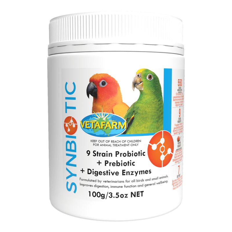 Vetafarm Synbiotic Probiotic & Prebiotic for All Birds and Small ...