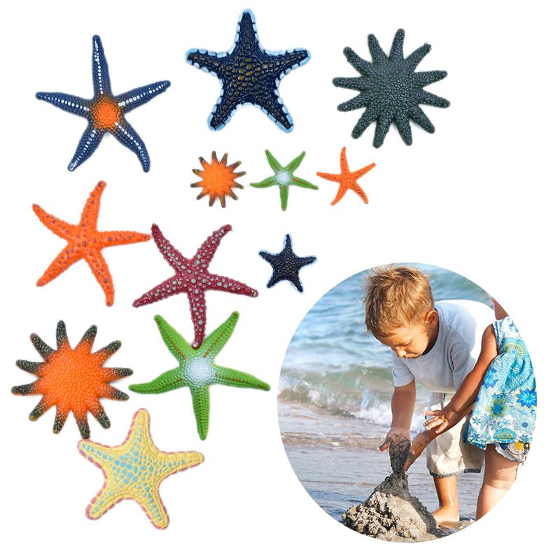 Dancepanda Pool Diving Toys,Pool Toy Colorful Starfish Toys,Soft Summer ...