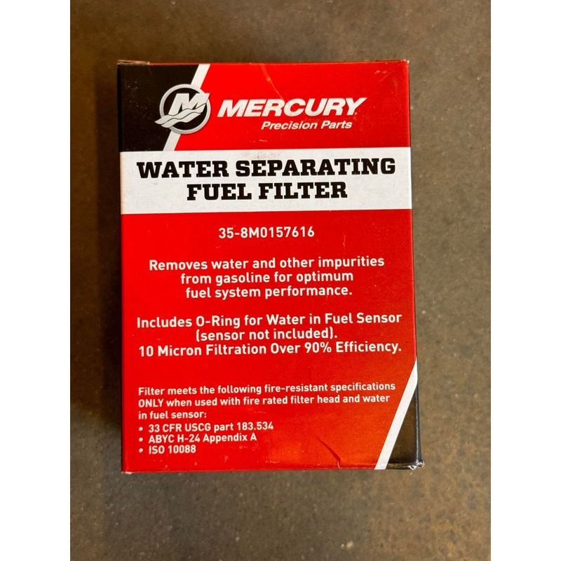 Mercury Marine Mercruiser New OEM Water Separating Fuel Filter Kit 35 ...