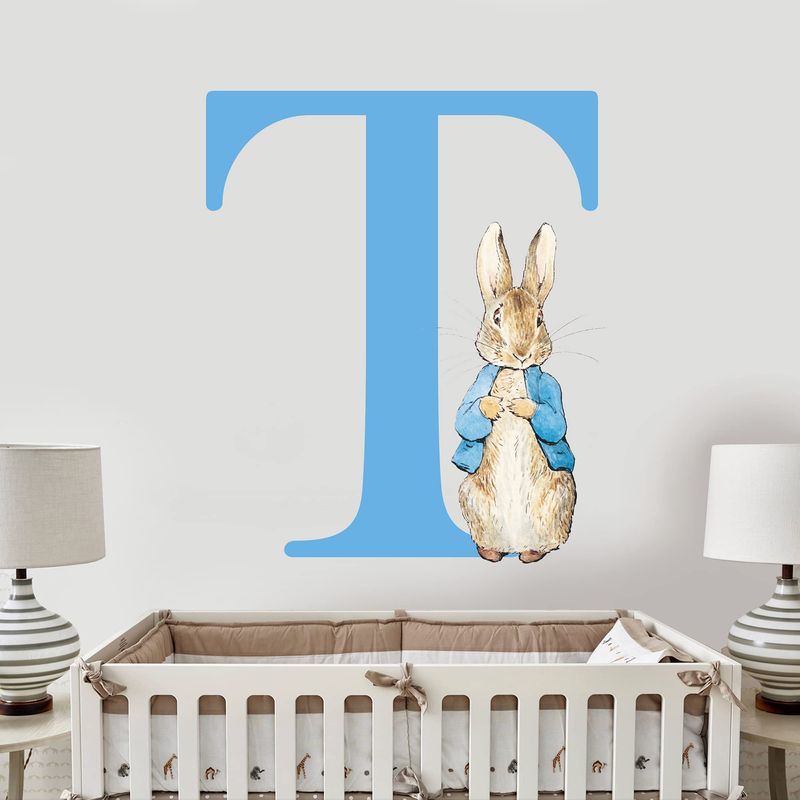 Peter Rabbit Wall Sticker - Personalised Letter - Official Peter Rabbit ...