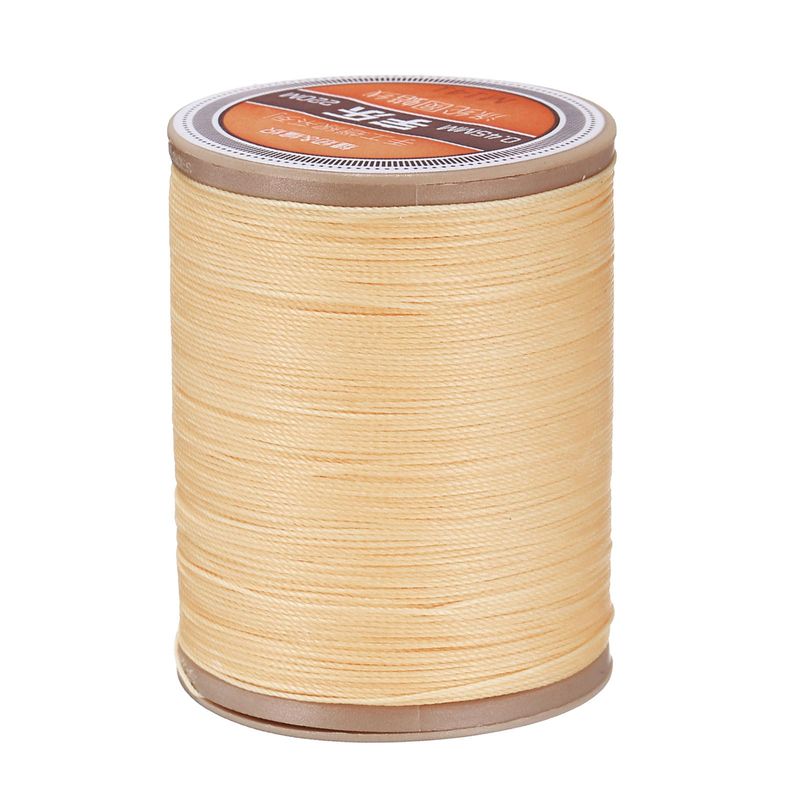 sourcing map Round Leather Sewing Waxed Thread, 220m / 240 Yards ...