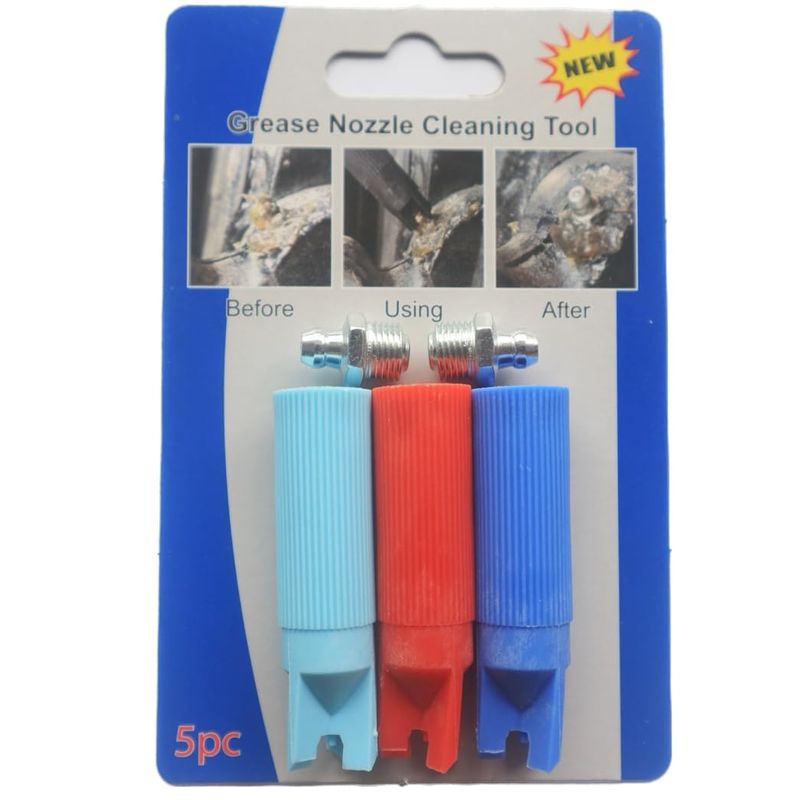 OKYOUK Upgrades Grease Zerk Cleaner, Grease Fittings Cleaning Tools ...