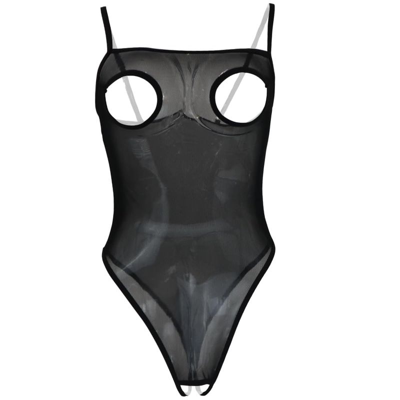 Black Omen bo830 Extreme Shame Exposed Translucent High Leg Swimsuit ...