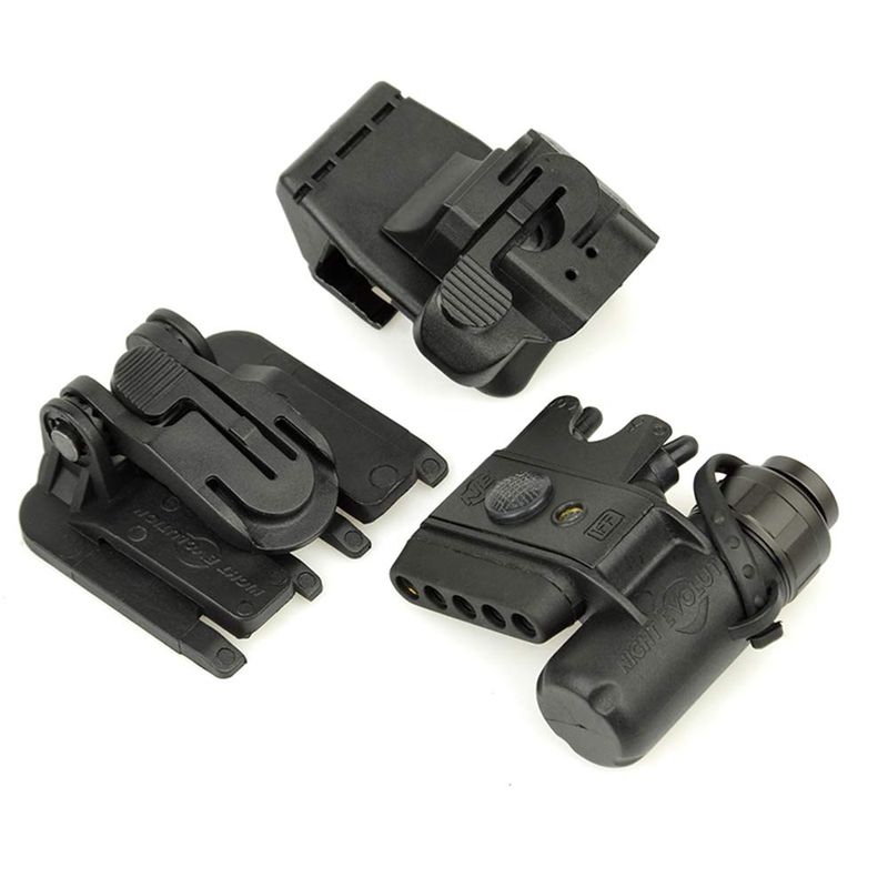 QIRUIMY Tactical Military Helmet Light Set Gen 3,White IR Red LED Light ...