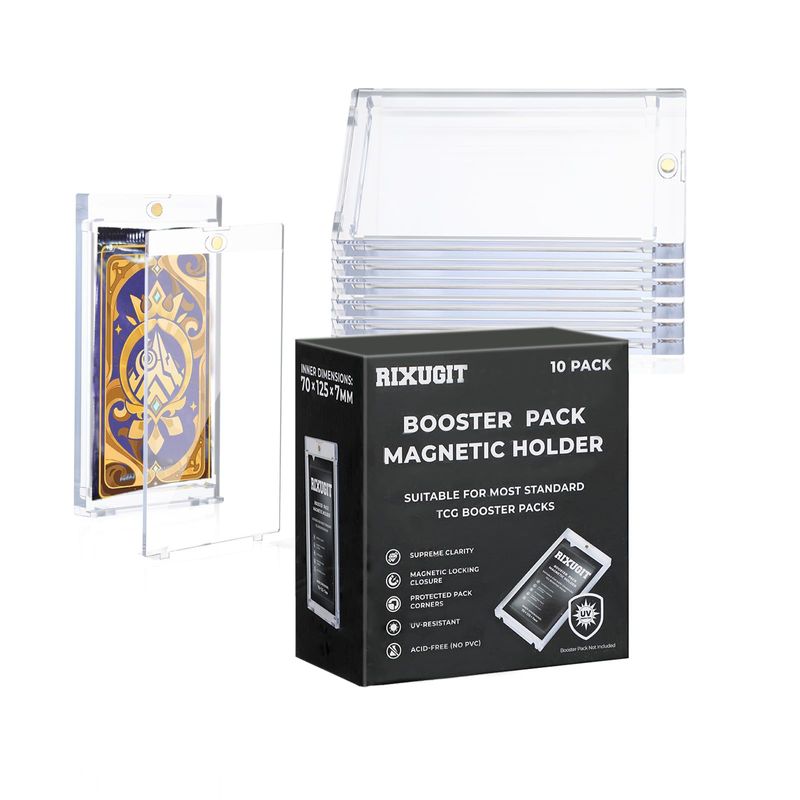 10-Pack One Touch Booster-Pack Magnetic-Holders - UV Protection Clear ...