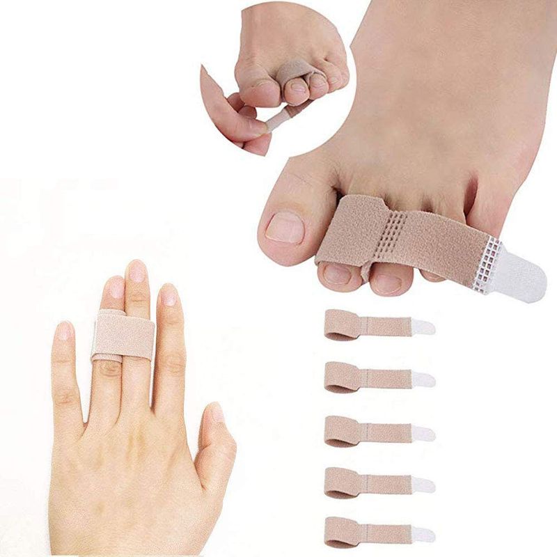 PEDIMEND 5PCS of Toe/Finger Straightener Wrap | Toe Valgus Bandage ...