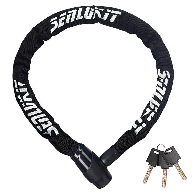 SenluKit High Security Bicycle Lock - Level 5, Anti-Theft Key Lock ...