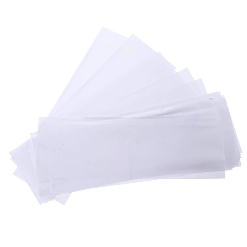 Lurrose 200pcs Hair Dye Paper Hair Coloring Plastic Meche Strips Hair ...