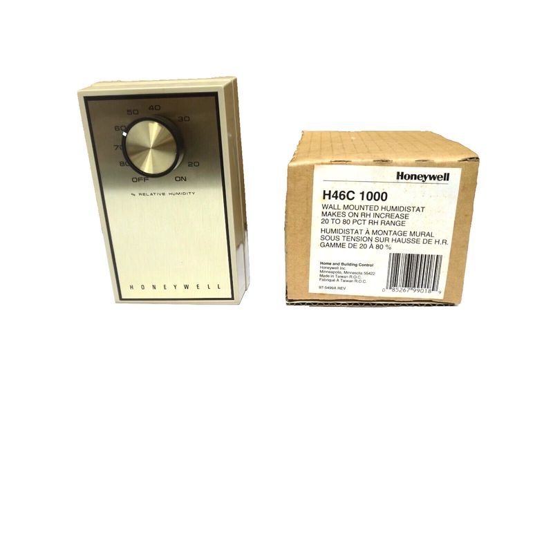 NEW, HONEYWELL H46C-1000 WALL MOUNTED HUMIDISTAT - EveryMarket