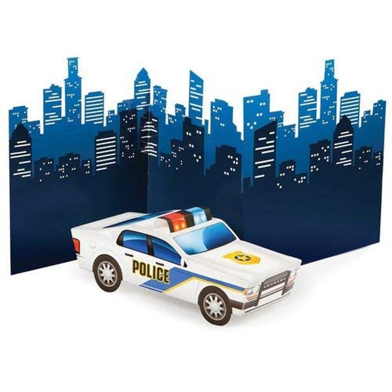 Creative Converting - 329394 Creative Converting CENTERPIECE 3D POLICE ...