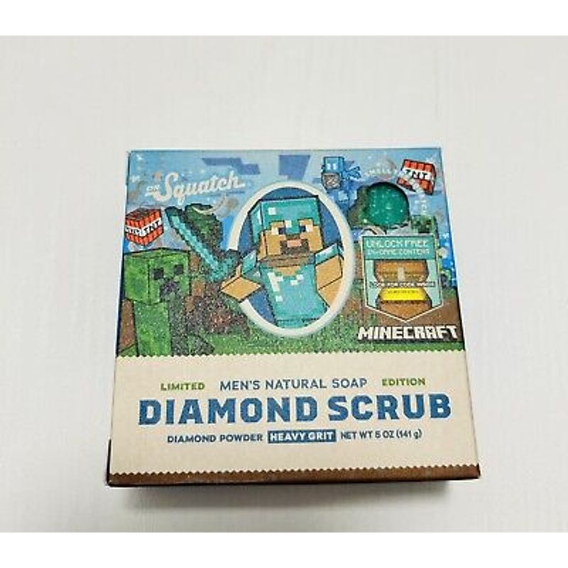 DR. SQUATCH LIMITED EDITION MEN's NATURAL SOAP, DIAMOND SCRUB ...