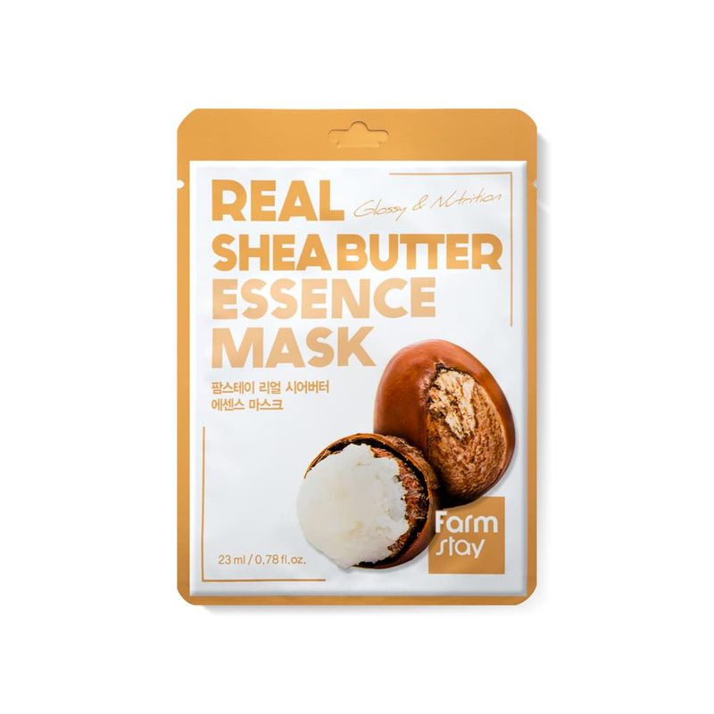 FARMSTAY] Real Essence Mask(10 Sheets) - SHEABUTTER | Korean Skin Care ...
