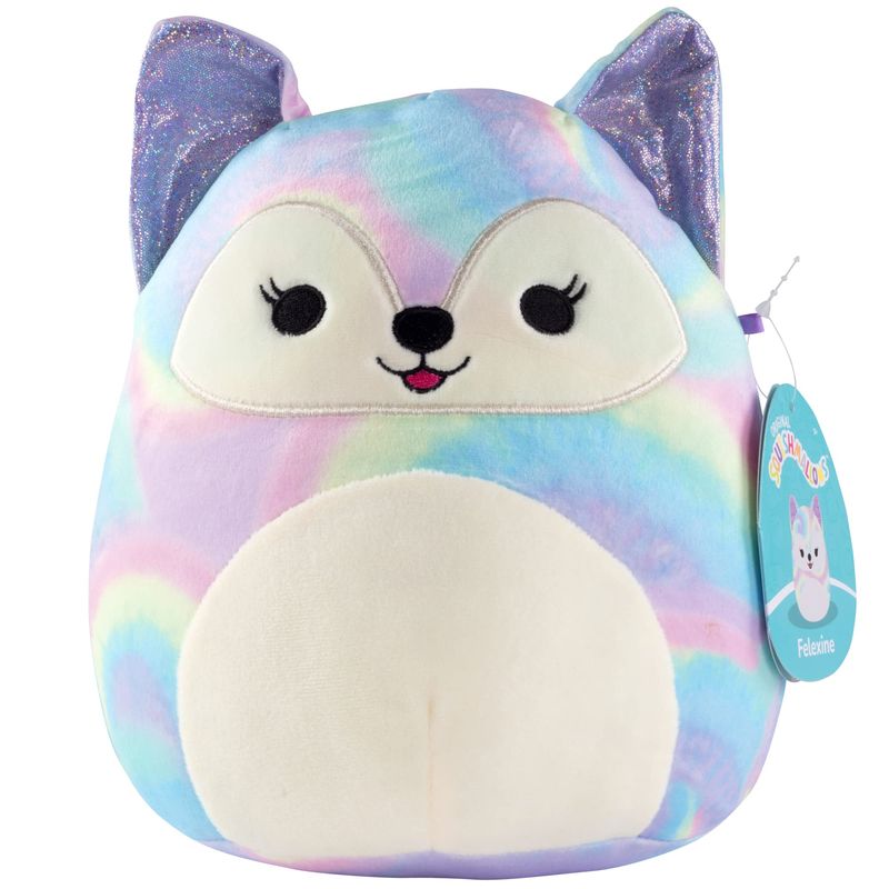 Squishmallows Original 8-Inch Felexine The Rainbow Fox - Official ...