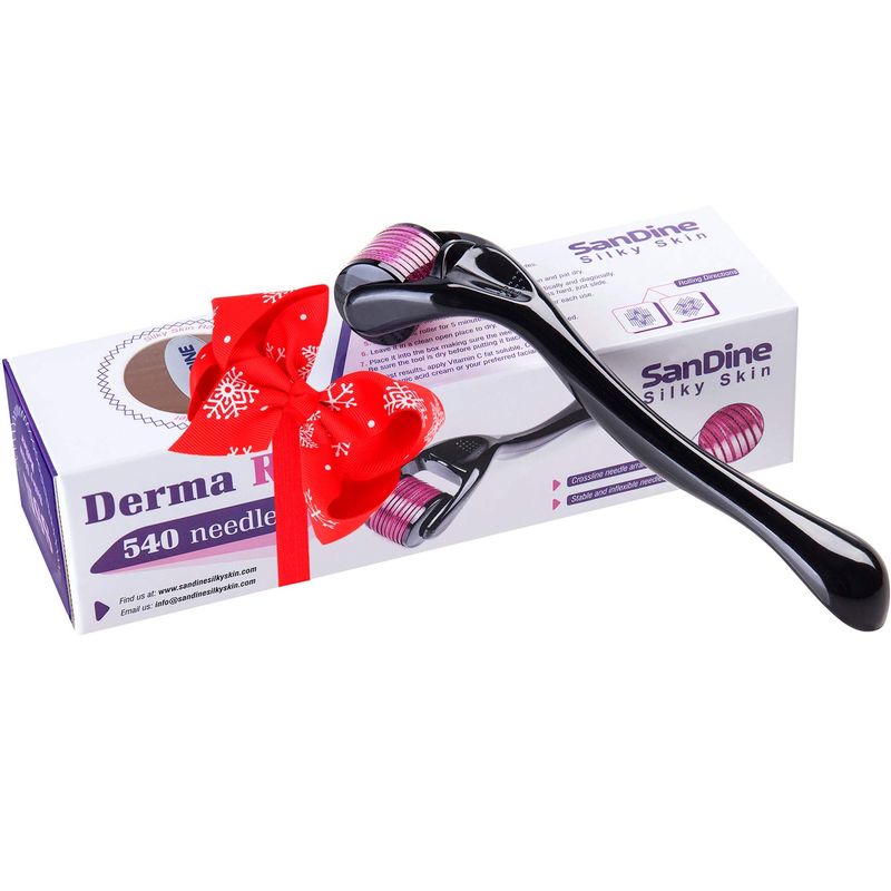 Microneedle Derma Roller - 540 Micro Needle Skin Care System - Ideal to ...