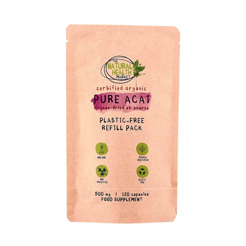 Pure Organic Acai Berry 500mg Capsules by The Natural Health Market ...