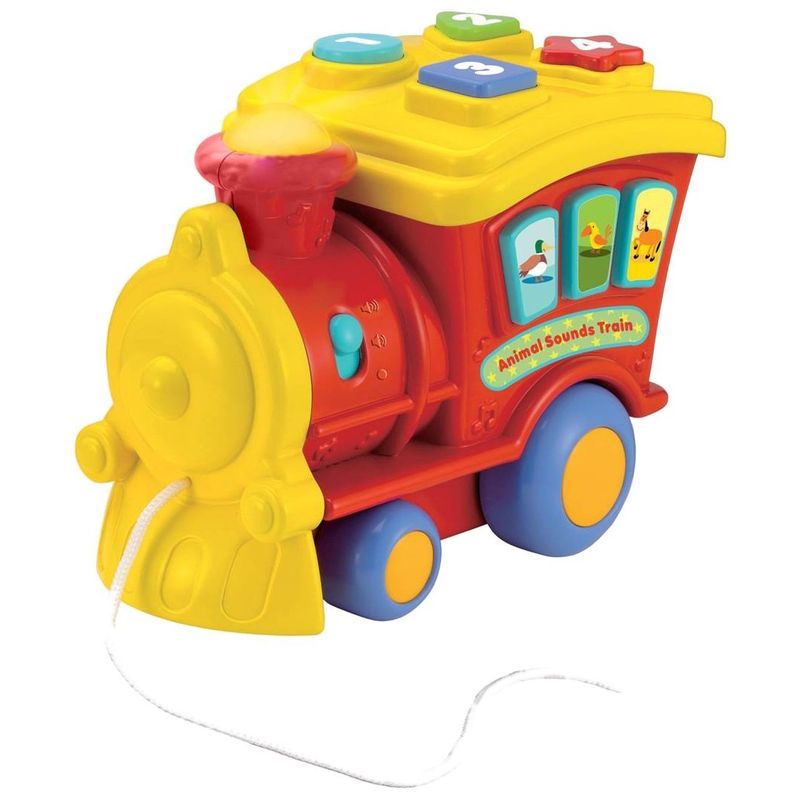 winfun Animal Sounds Train | Musical Pull Along Train With Interactive ...