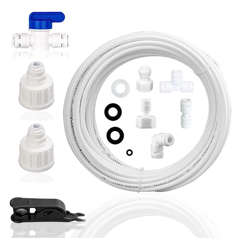 Water Filter Hose 1/4, Water Inlet Pipe Universal Connection Set ...