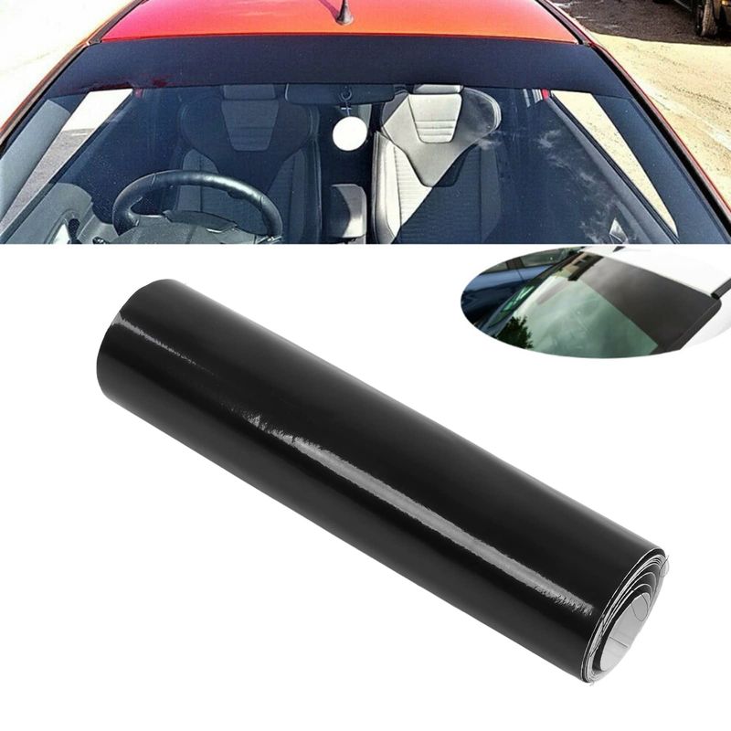 Car Sun Strip, Car Van Windscreen Sun Strip, Gloss Black 140x20cm ...
