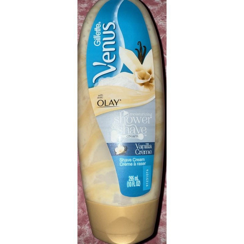 Shave & Shower ~ Venus Olay Vanilla Creme Cream Dead Stock Gillette 10 ...