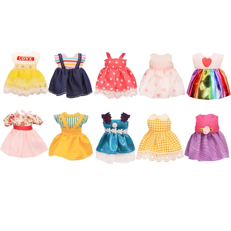 Lembani 10 Set 6 inch Chelsea Girl Doll Clothes Mini Petite Princess ...