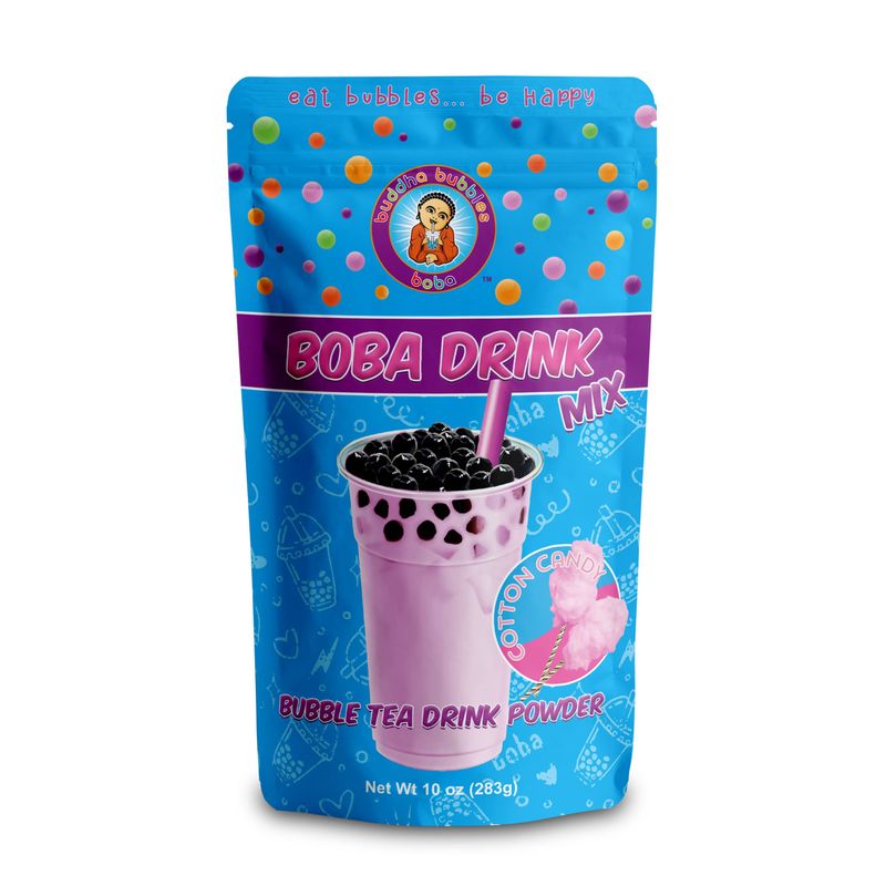 COTTON CANDY Boba/Bubble Tea Drink Mix Powder By Buddha Bubbles Boba ...