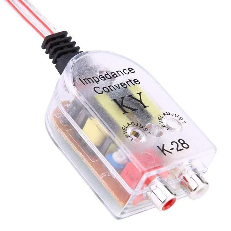 Ren He Car Audio Line-Out Converter for Car 2 Channel High/Low Level ...